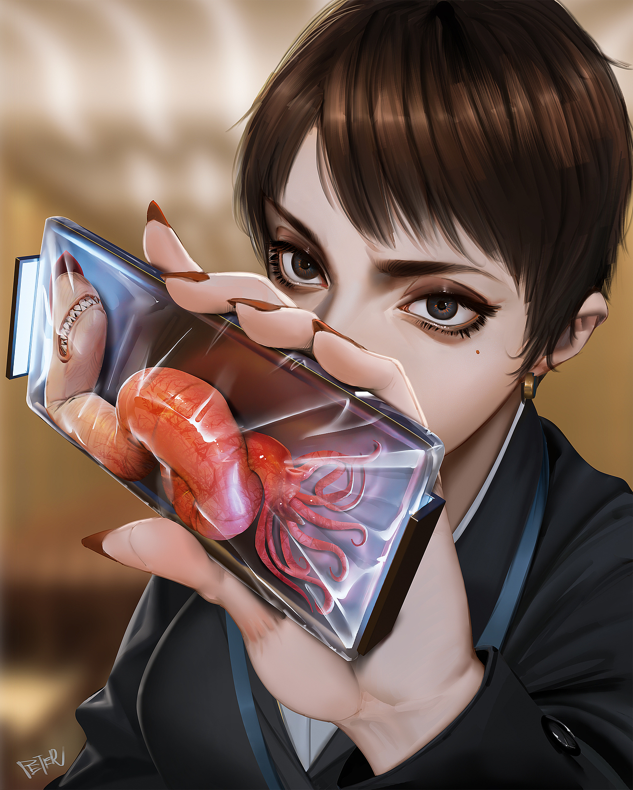 简介：律师梅拉尼娅和指形虫_Peter肖吉-站酷ZCOOL