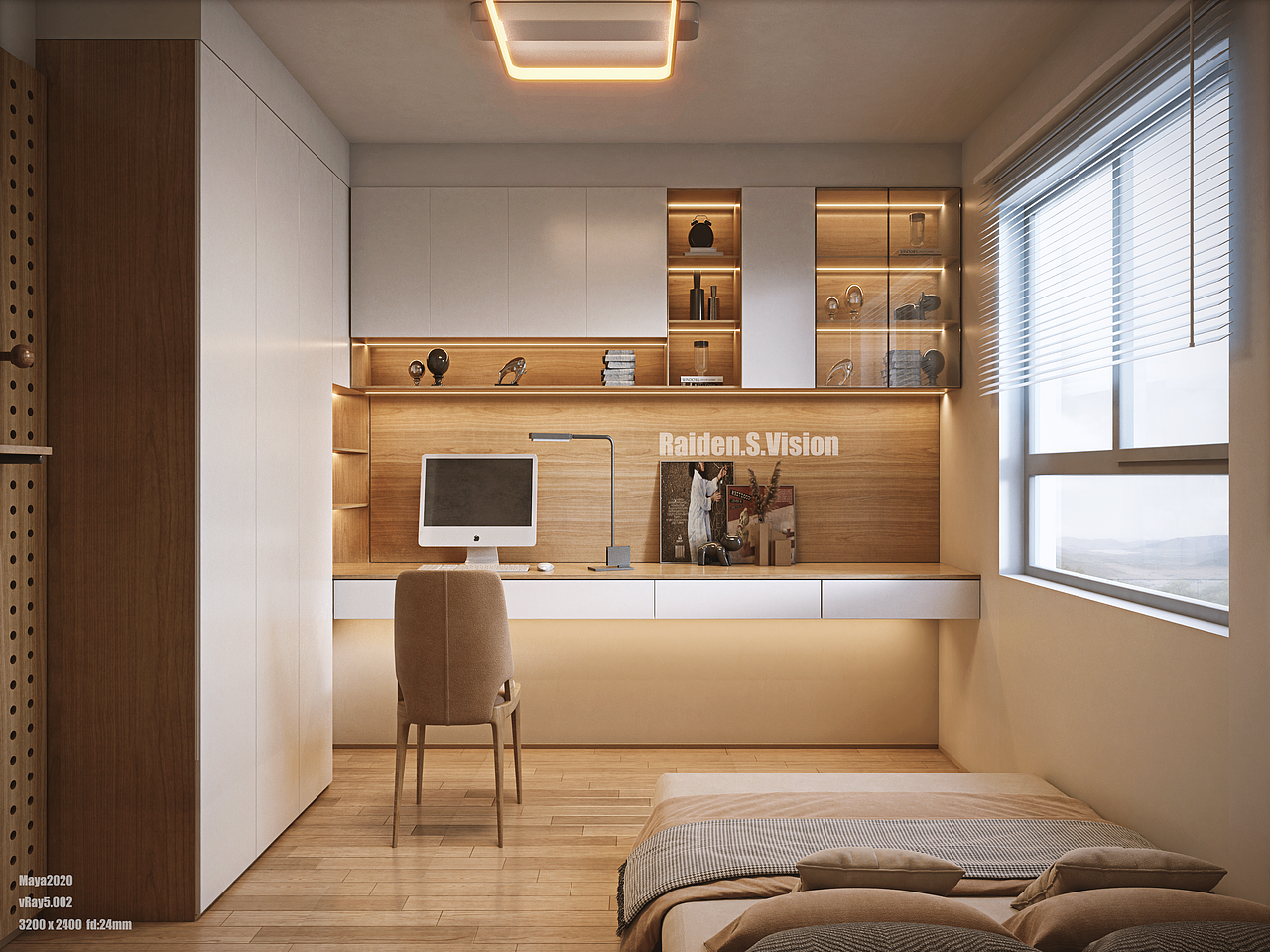 现代原木风家装设计案例_RaidenS高光艺设-站酷ZCOOL