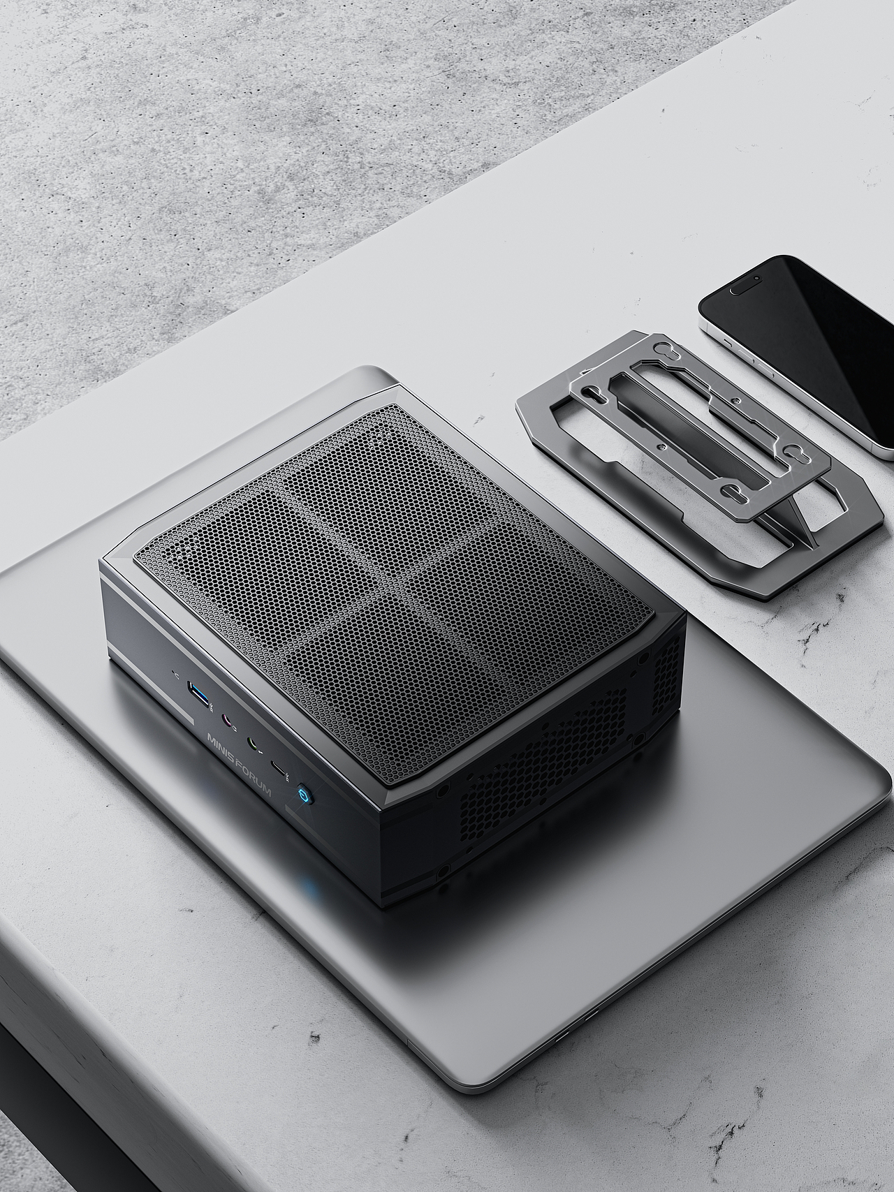 MINISFORUM 产品渲染_Nice源-站酷ZCOOL