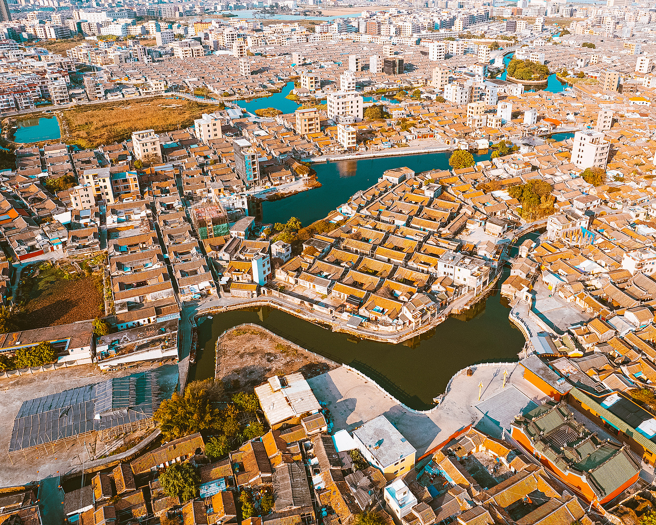 航拍潮汕历史传承民居_拾光朝圣者-站酷ZCOOL