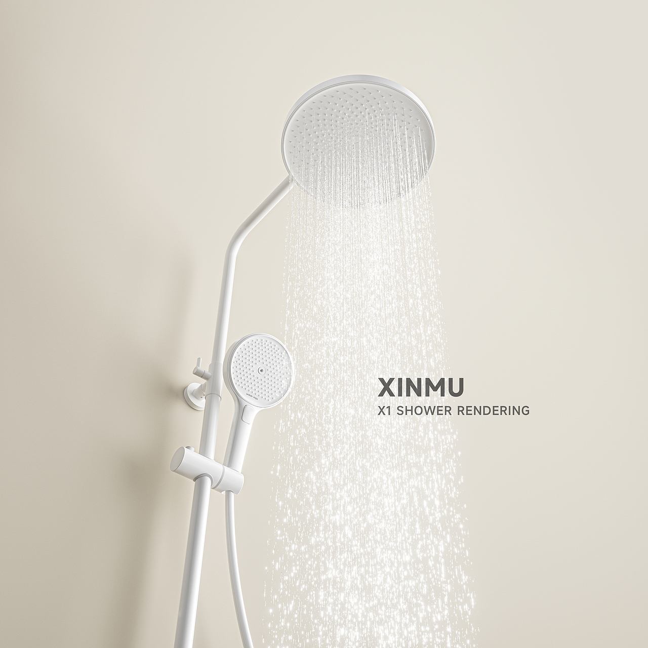 WaterMax X1系列花洒渲染_星木zard-站酷ZCOOL