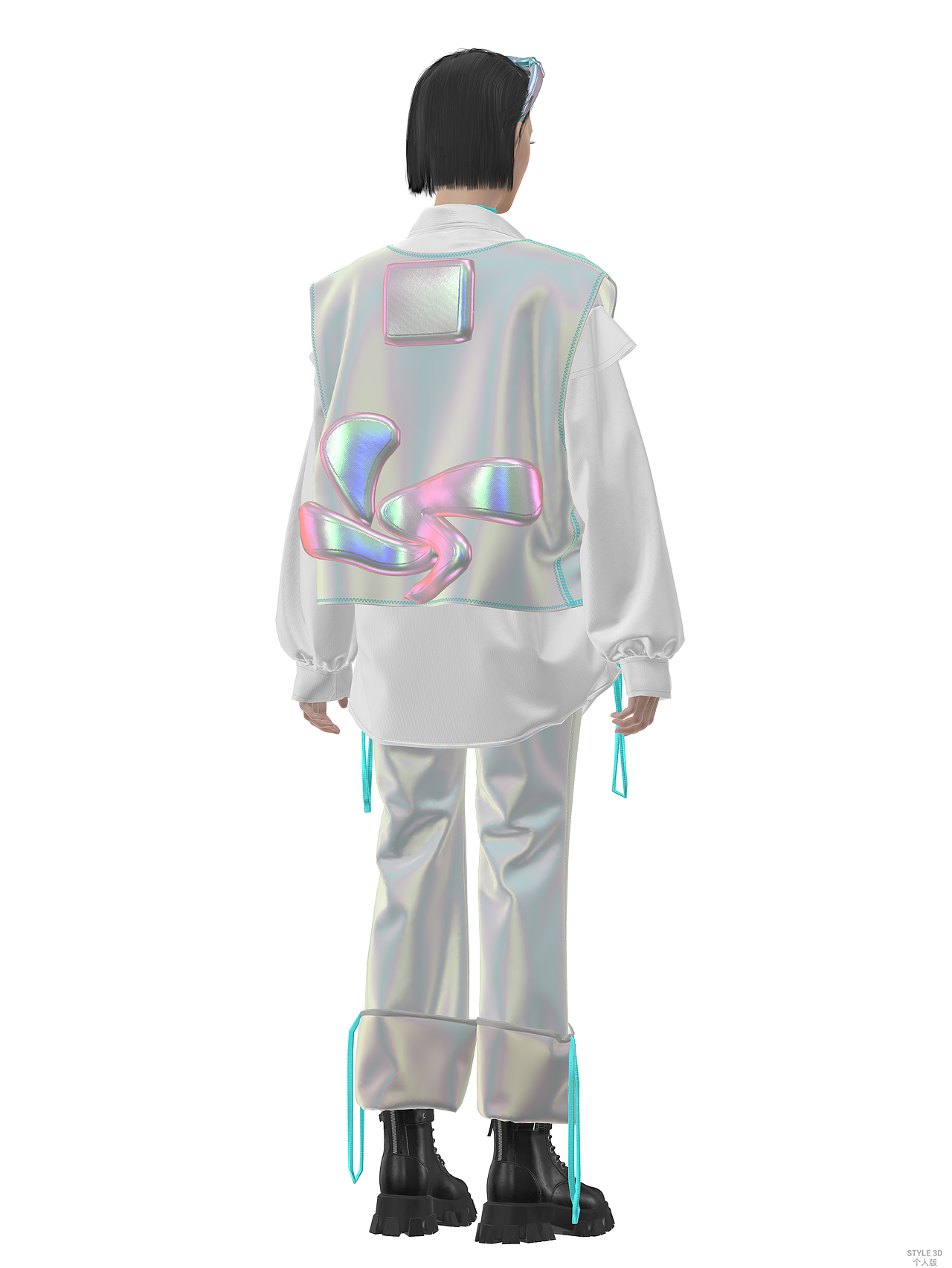 虚拟服装一原创服装设计2D转3D_会画画的小裁缝-站酷ZCOOL