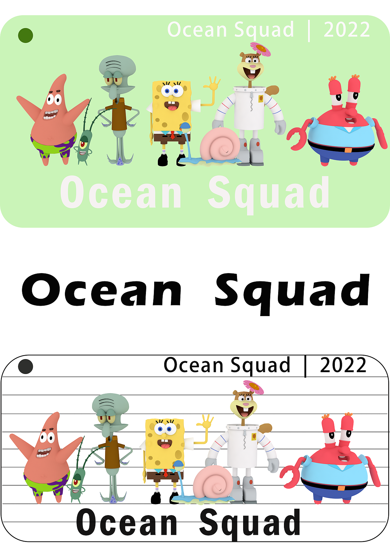 海洋小队（Ocean Squad）_Z250844763-站酷ZCOOL