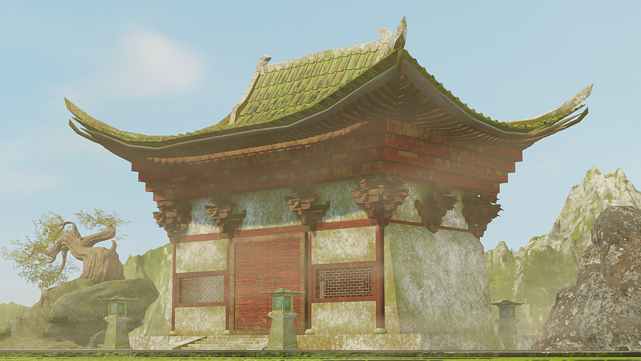 中国古建筑类型作品by Blende Eevee Maya 蜉小蝣 站酷zcool