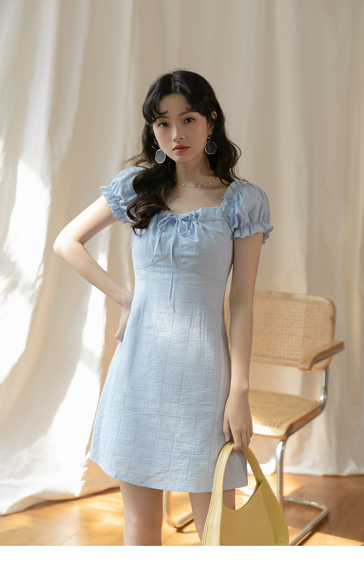 模特KIKI 裙子拍摄 连衣裙拍照_北斗摄影-站酷ZCOOL