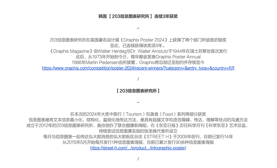 203信息图表研究所连续3年在Graphis Poster设计展获奖_203_信息图表_Lab-站酷ZCOOL