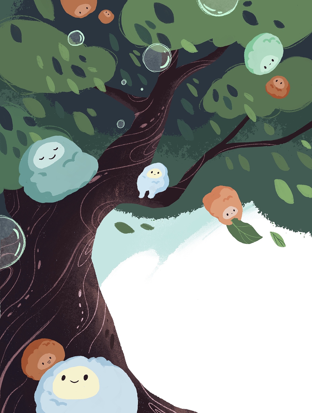 我画过的讲述茶文化的童话故事插图_瞳Hitomi-站酷ZCOOL