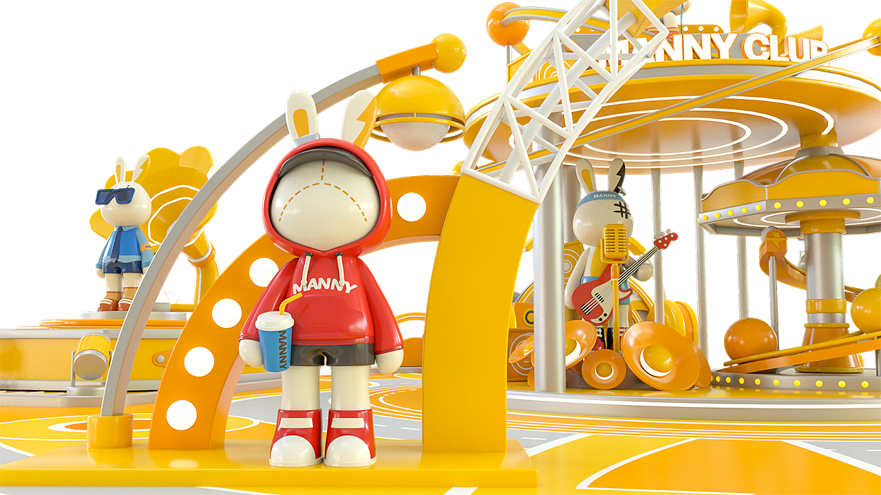 Manny Club ｜欢迎来到Manny的玩趣派对 - IP设计_敢小姐-站酷ZCOOL