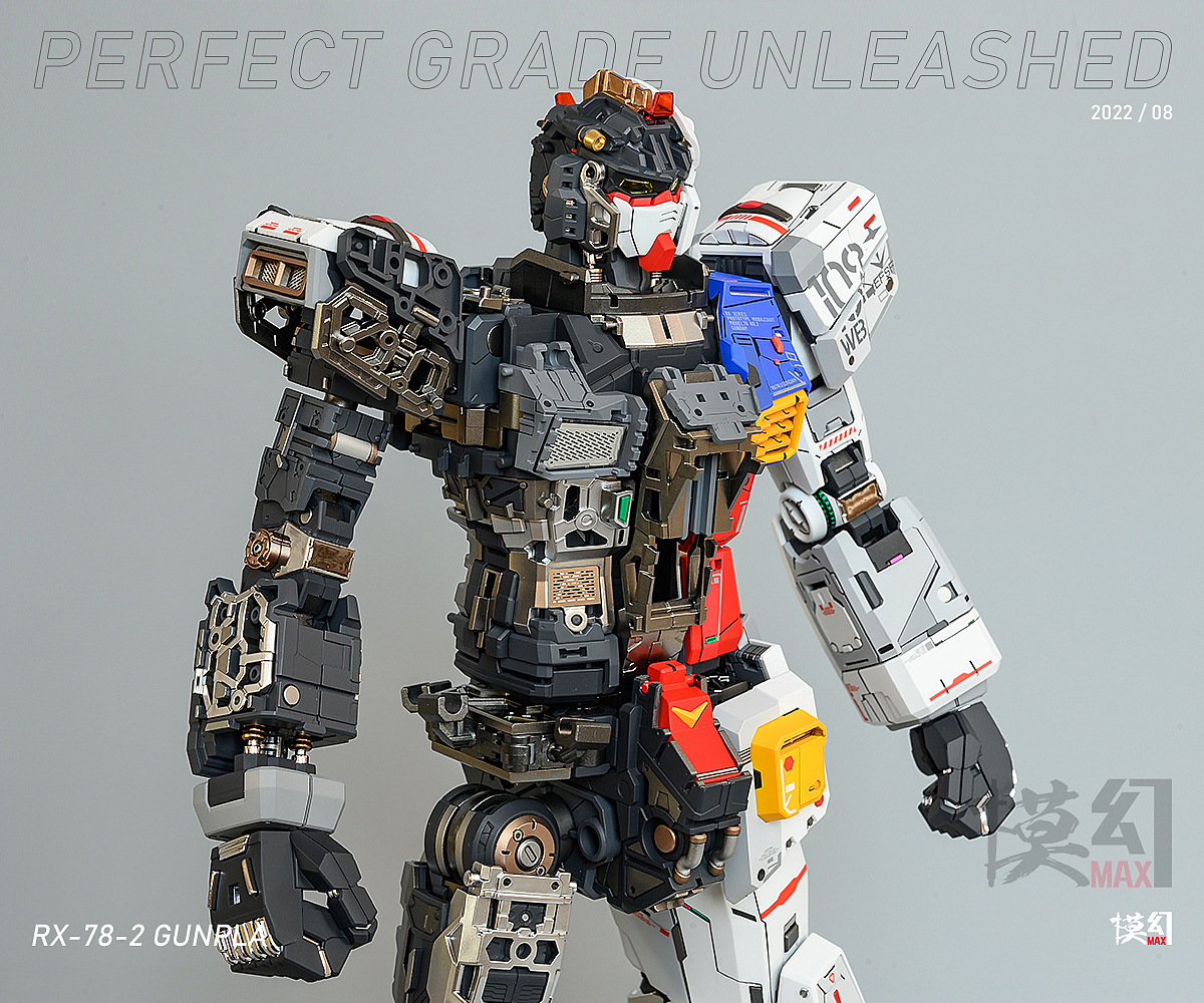 [模幻MAX] PGU RX-78-2元祖高达模型(喷涂)_phasewei-站酷ZCOOL