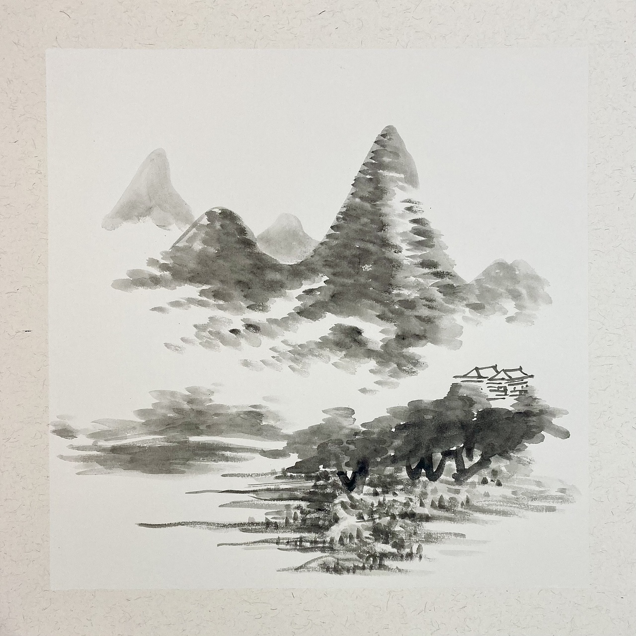 师古山水画_横渠散人-站酷ZCOOL