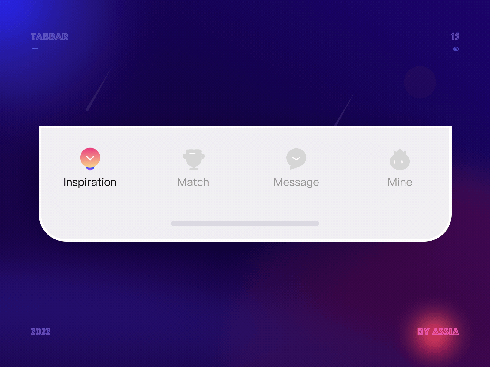 Tabbar动效设计_Assia阿西娅-站酷ZCOOL