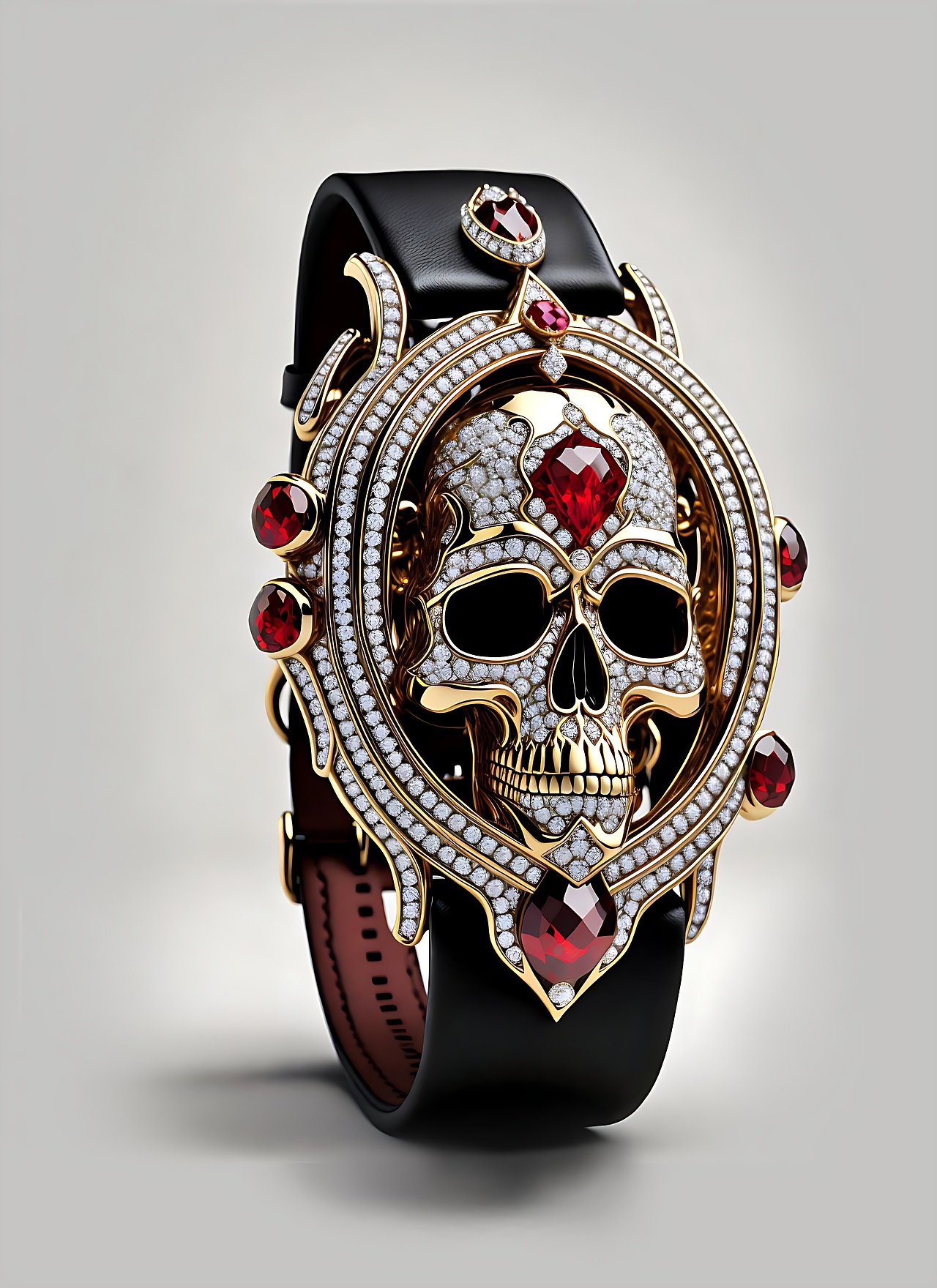 为卡地亚设计的全球最新款手表，手镯和皮带扣。_王者之剑wzy-站酷ZCOOL