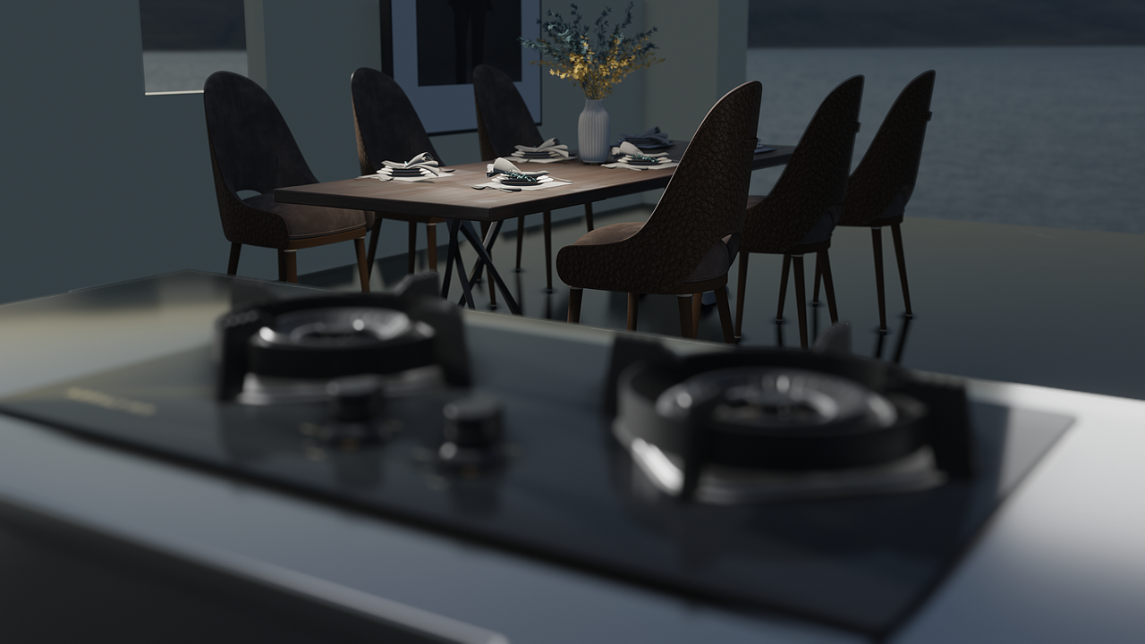 开力KZ66燃气灶_形影设计-站酷ZCOOL