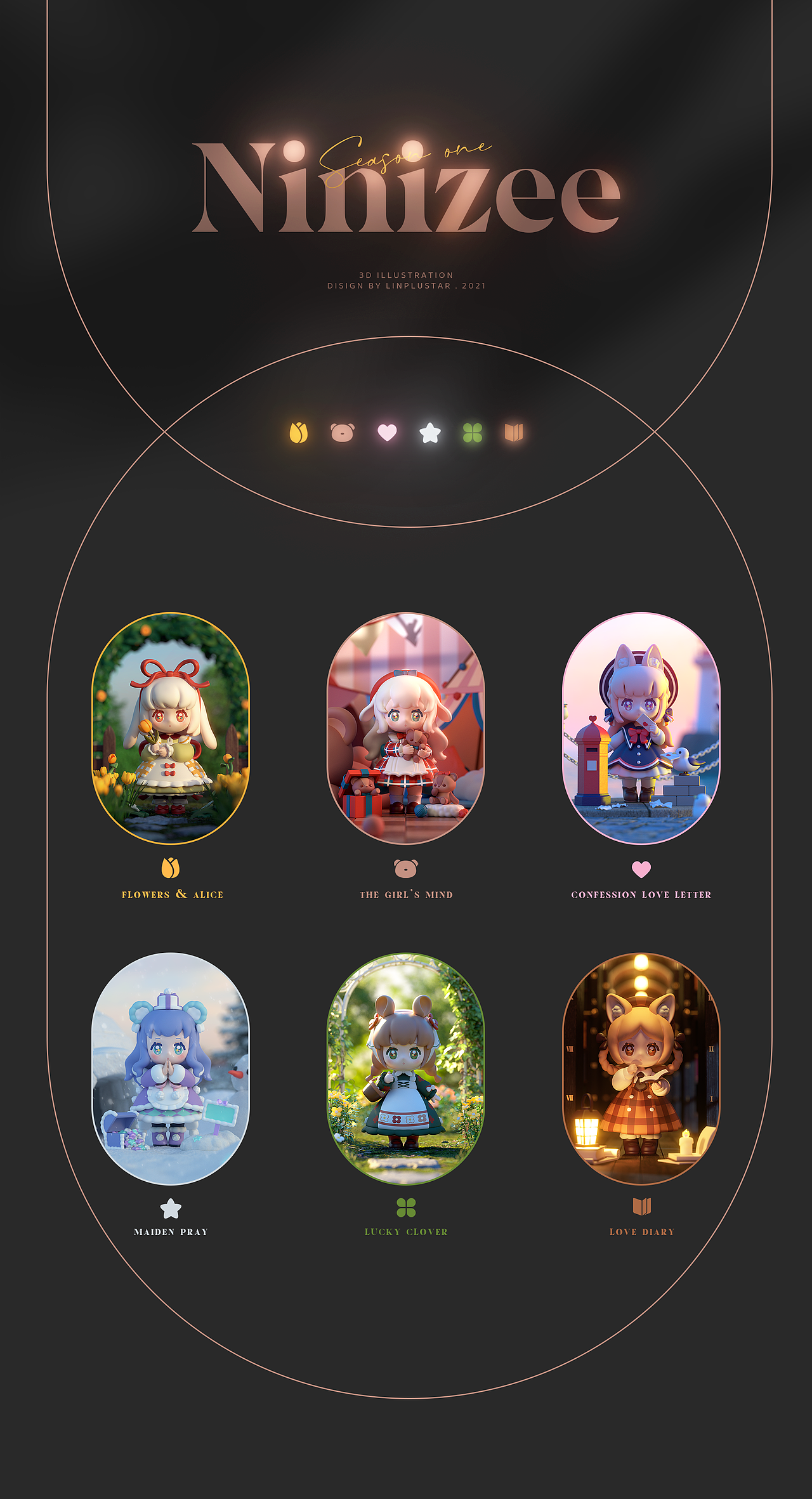 NINIZEE爱意岛 丨3D设计_林_Linplustar-站酷ZCOOL