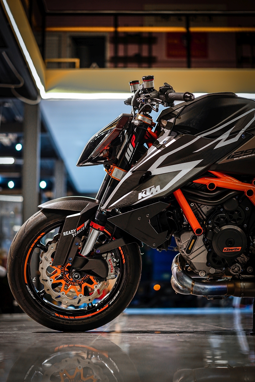 KTM 1290 SUPER DUKE RR定制拉花涂装_虎将贴花-站酷ZCOOL