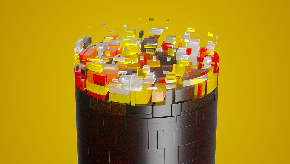 C4D & X-Particles 循环动画_凤鸣西川-站酷ZCOOL