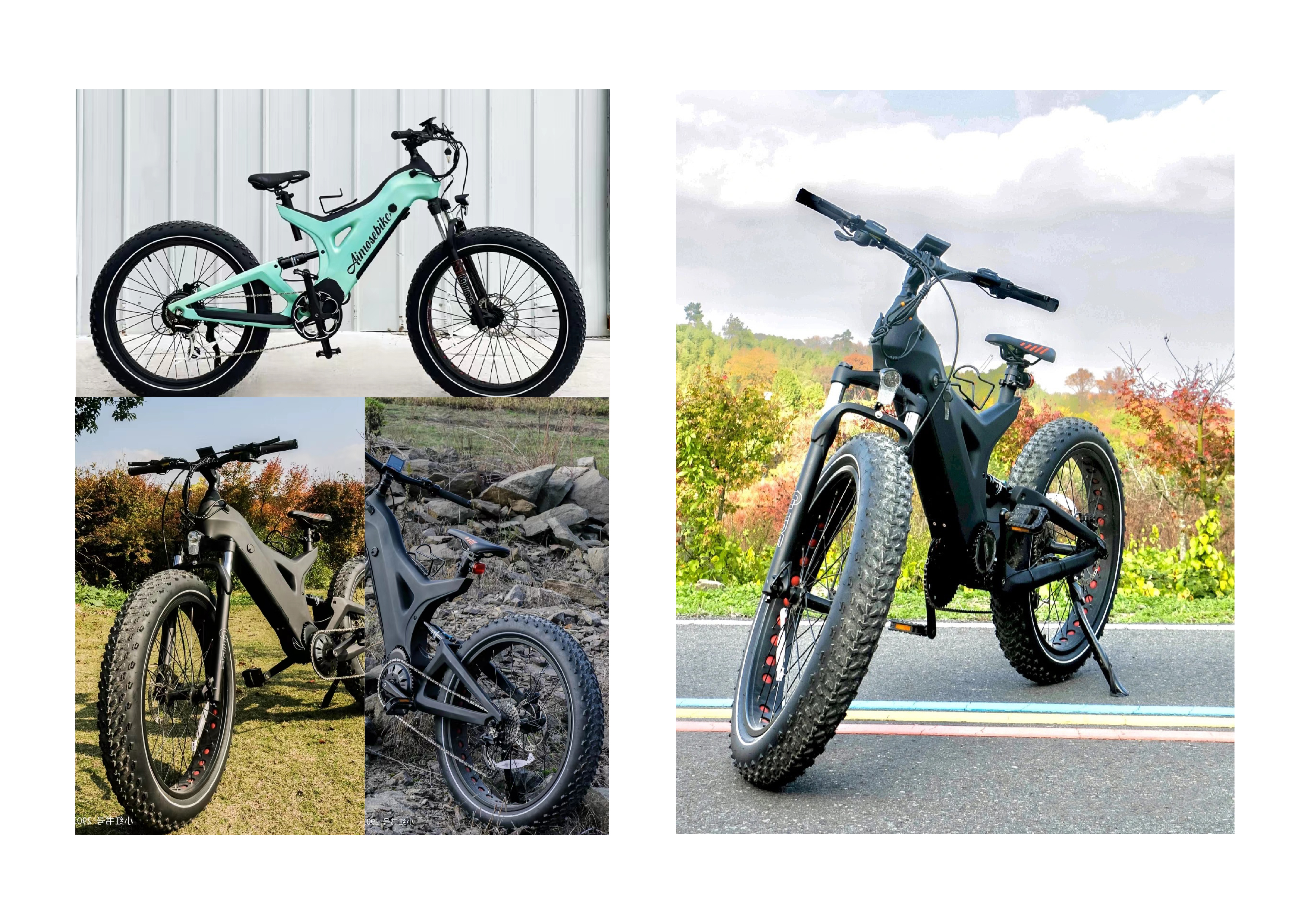 碳纤维软尾电动自行车 E-bike_普雷斯-站酷ZCOOL