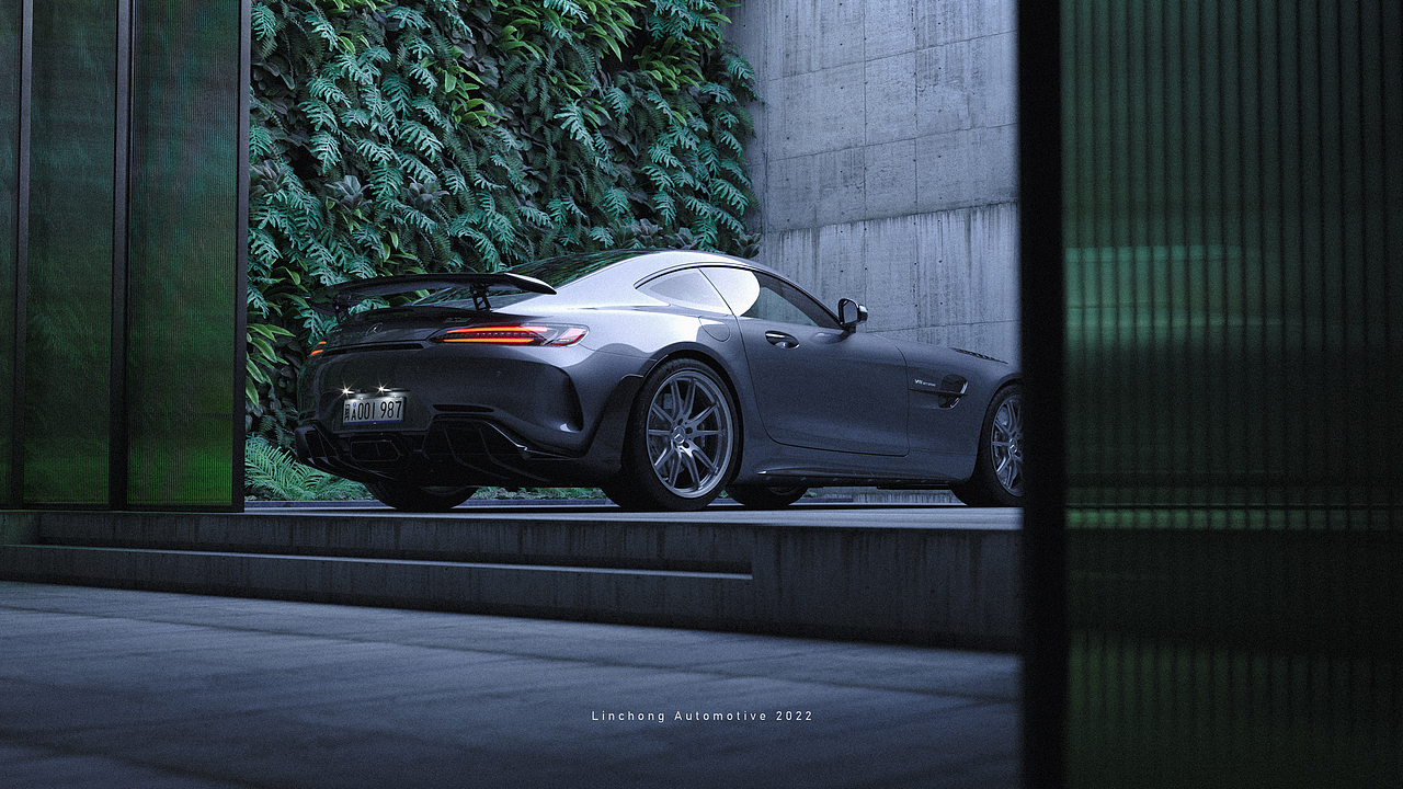 CGI Mercedes Benz AMG GT R_Tommy_林冲-站酷ZCOOL