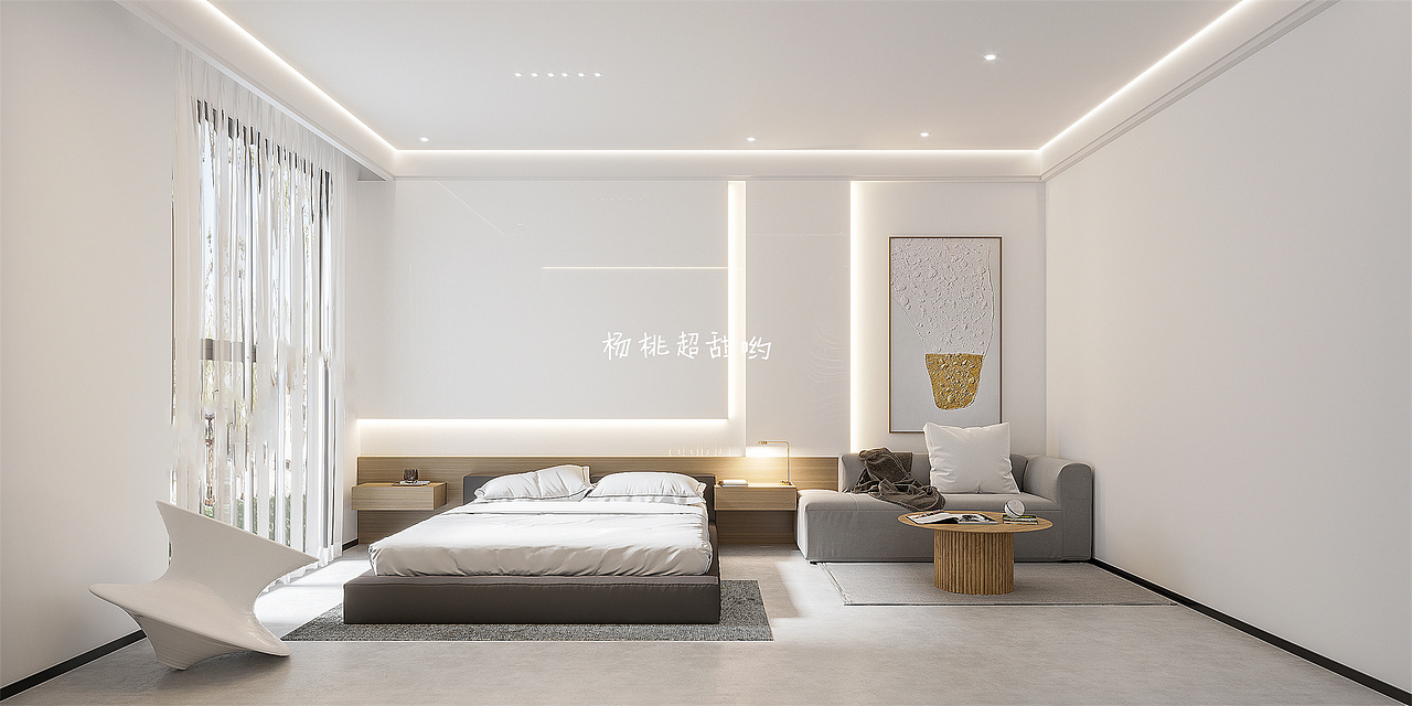 现代简约，用自然的简约设计，赋予空间无限的想象_杨桃不酸丶-站酷ZCOOL