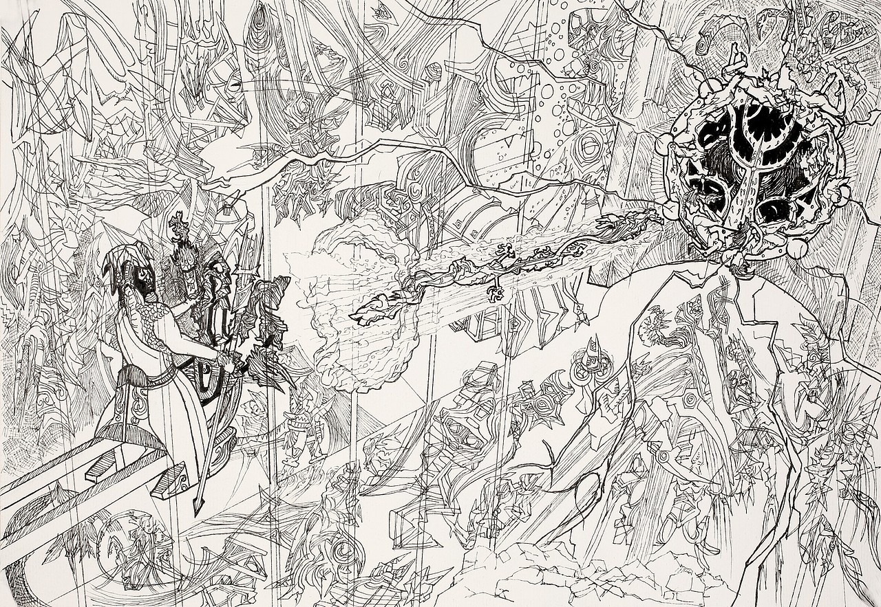 《新天书奇谭》 前传 《魔域十章》No.9_赛斯1976-站酷ZCOOL