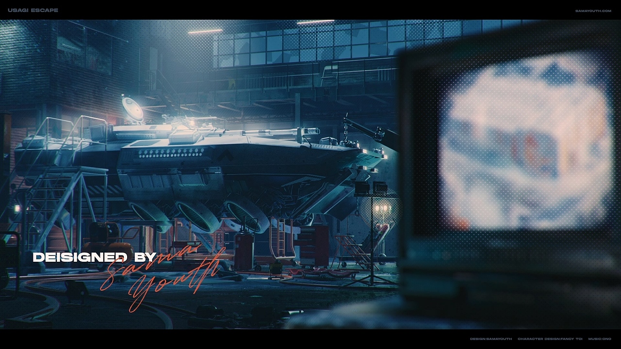 【个人原创CG】Usagi escape逃脱兔_青年萨玛-站酷ZCOOL