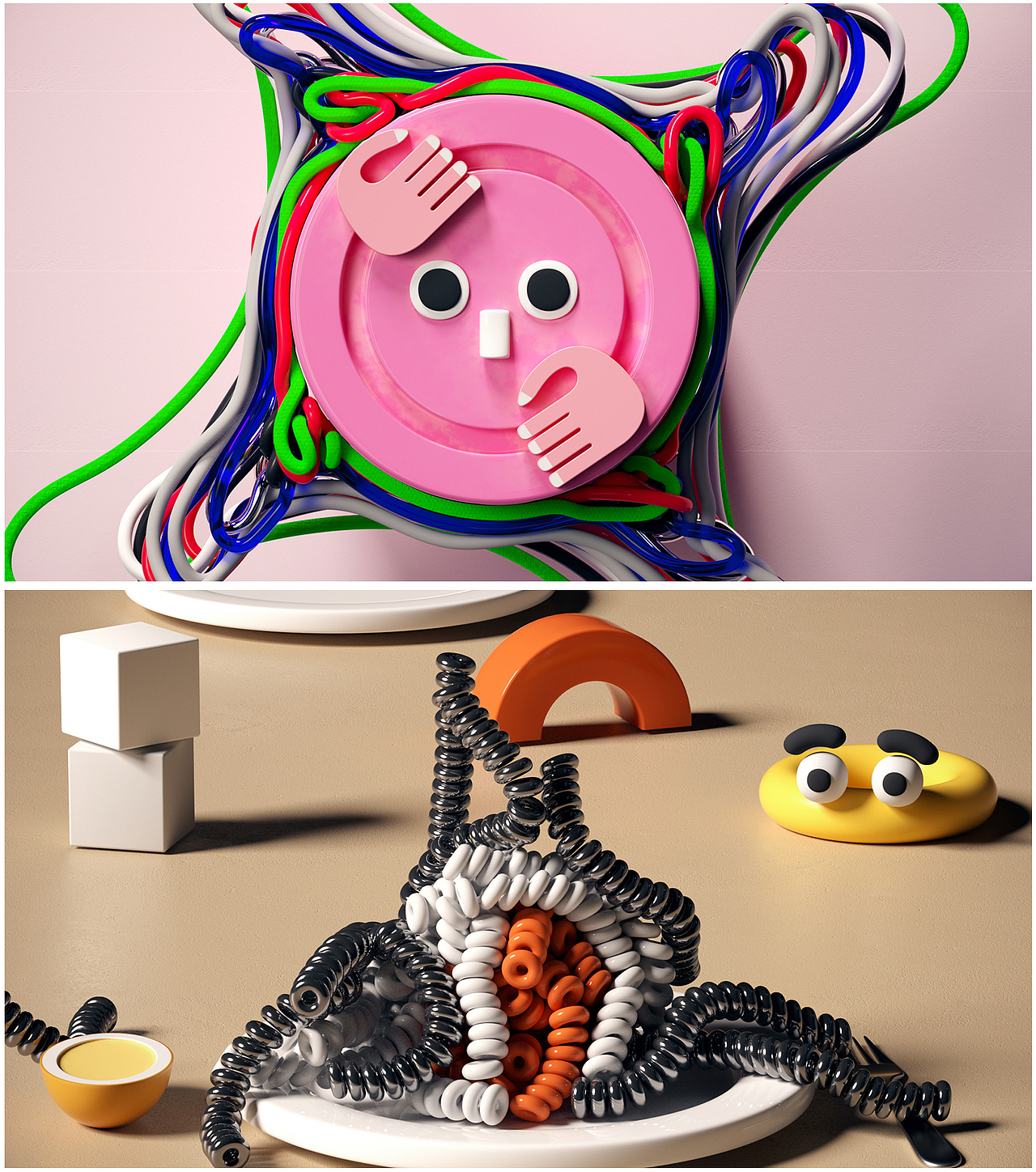 C4D动画—《奇妙动力学》_西瓜Gy-站酷ZCOOL