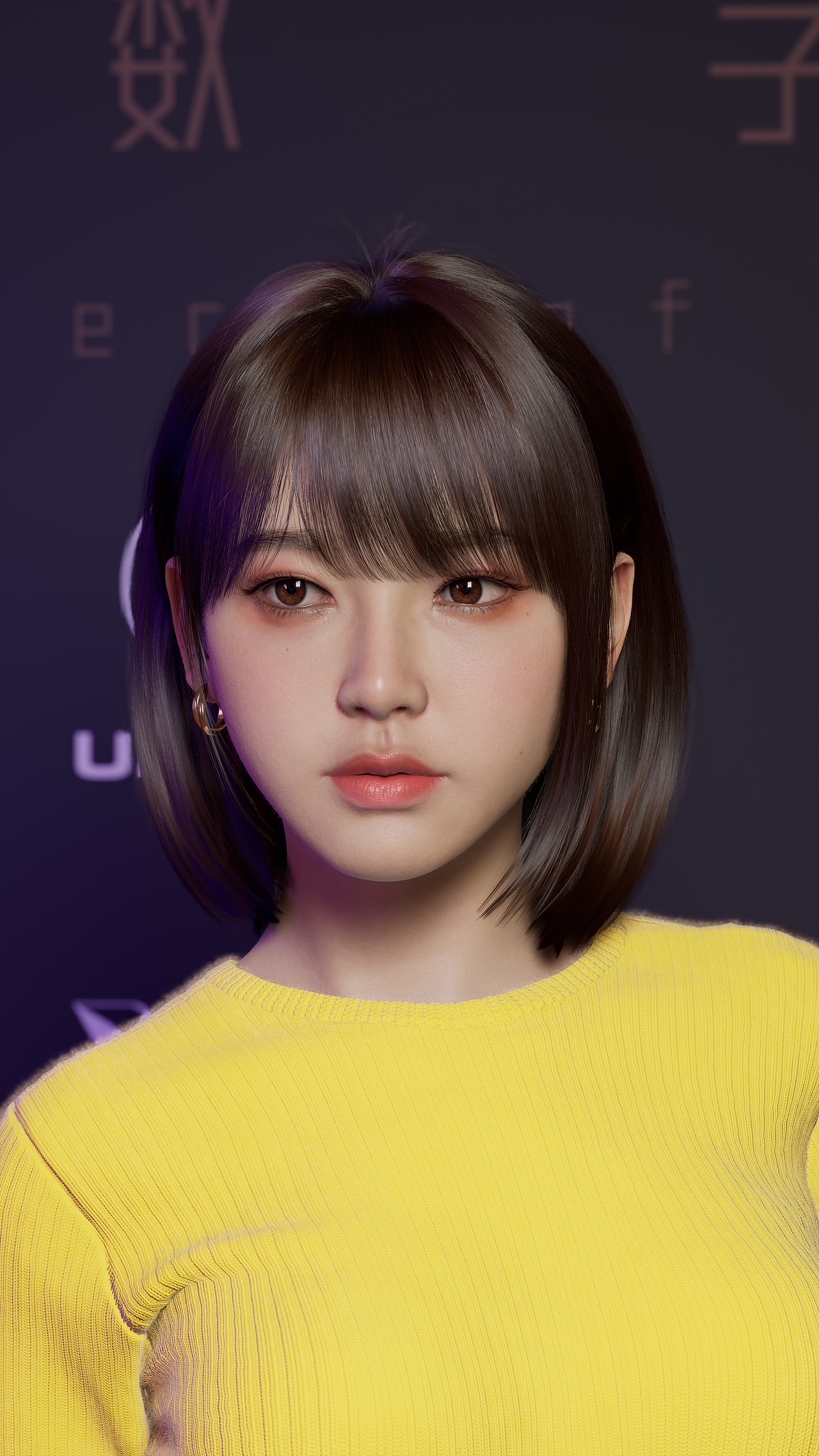 UE5-黄毛衣小姐姐_贺大海-站酷ZCOOL