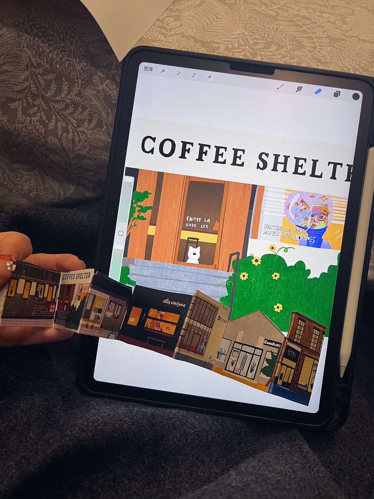 城市漫游插画｜烟台的地图小豆本_王罐头-站酷ZCOOL