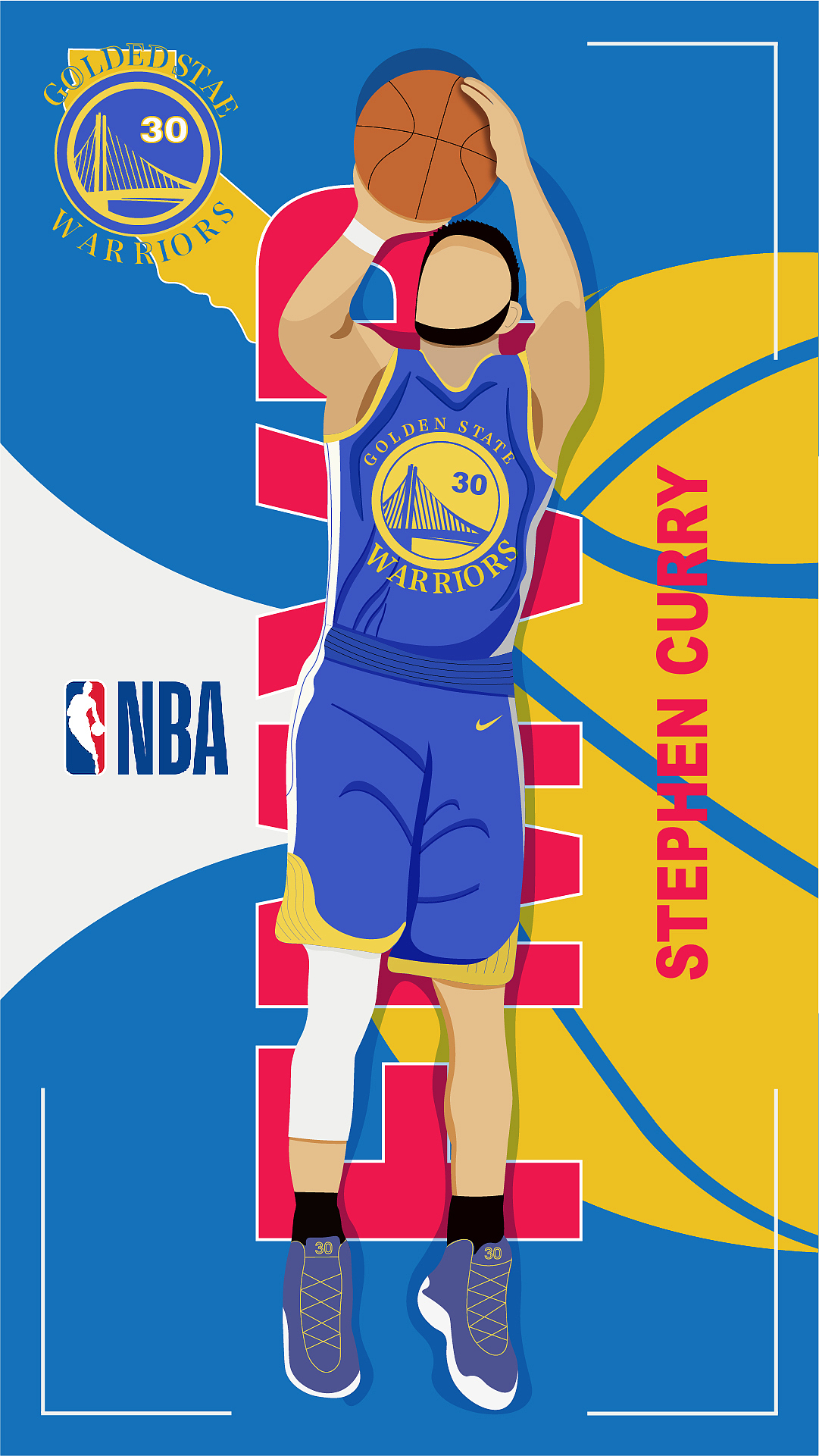 NBA插画_孤寡老人官某人-站酷ZCOOL