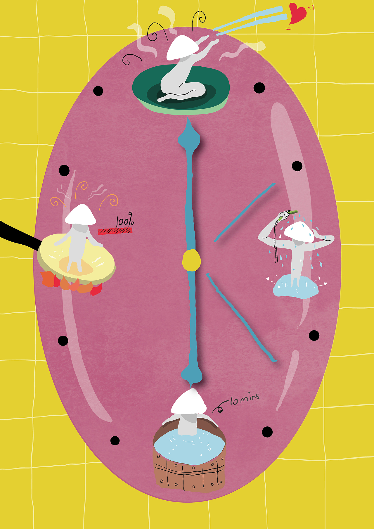 Personal project-safty mushroom_elmayuuuart-站酷ZCOOL