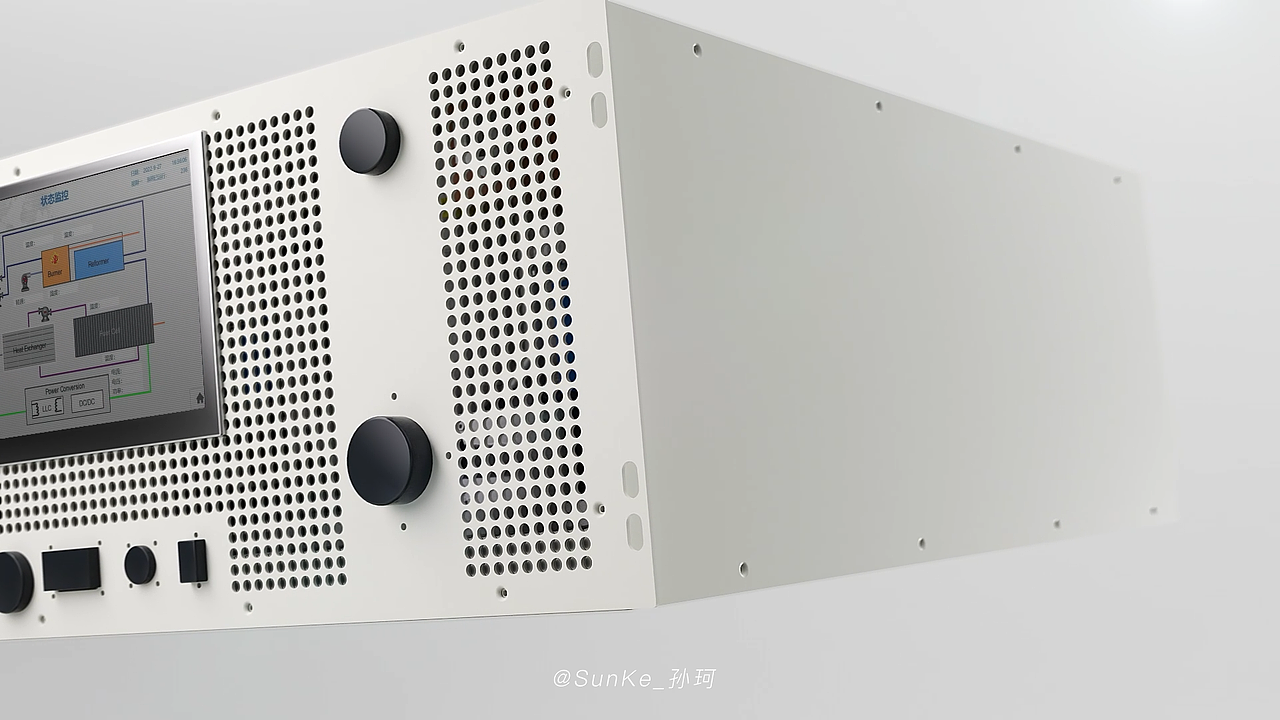 产品广告 新能源氢燃料电池 海得利兹产品三维CG动画_SunKe_孙珂-站酷ZCOOL