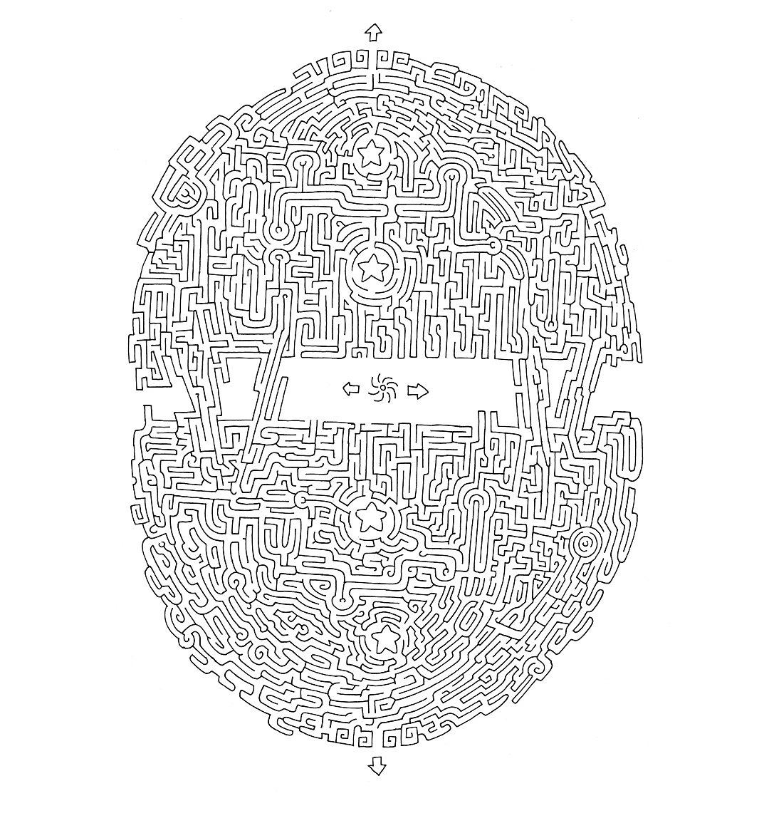 我的迷宫画_机器人61号-站酷ZCOOL