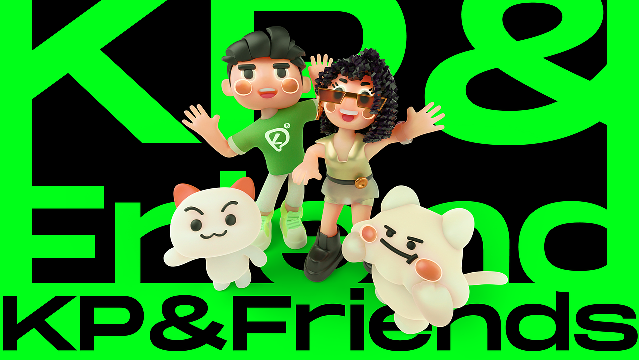 KP&Friends KP品牌IP形象设计 合集_夜猫的小鱼肝-站酷ZCOOL