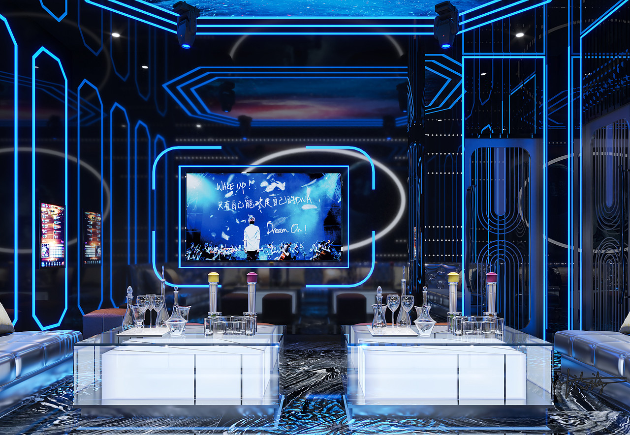 更受年轻人喜欢的时尚KTV设计_诗诗小仙女-站酷ZCOOL