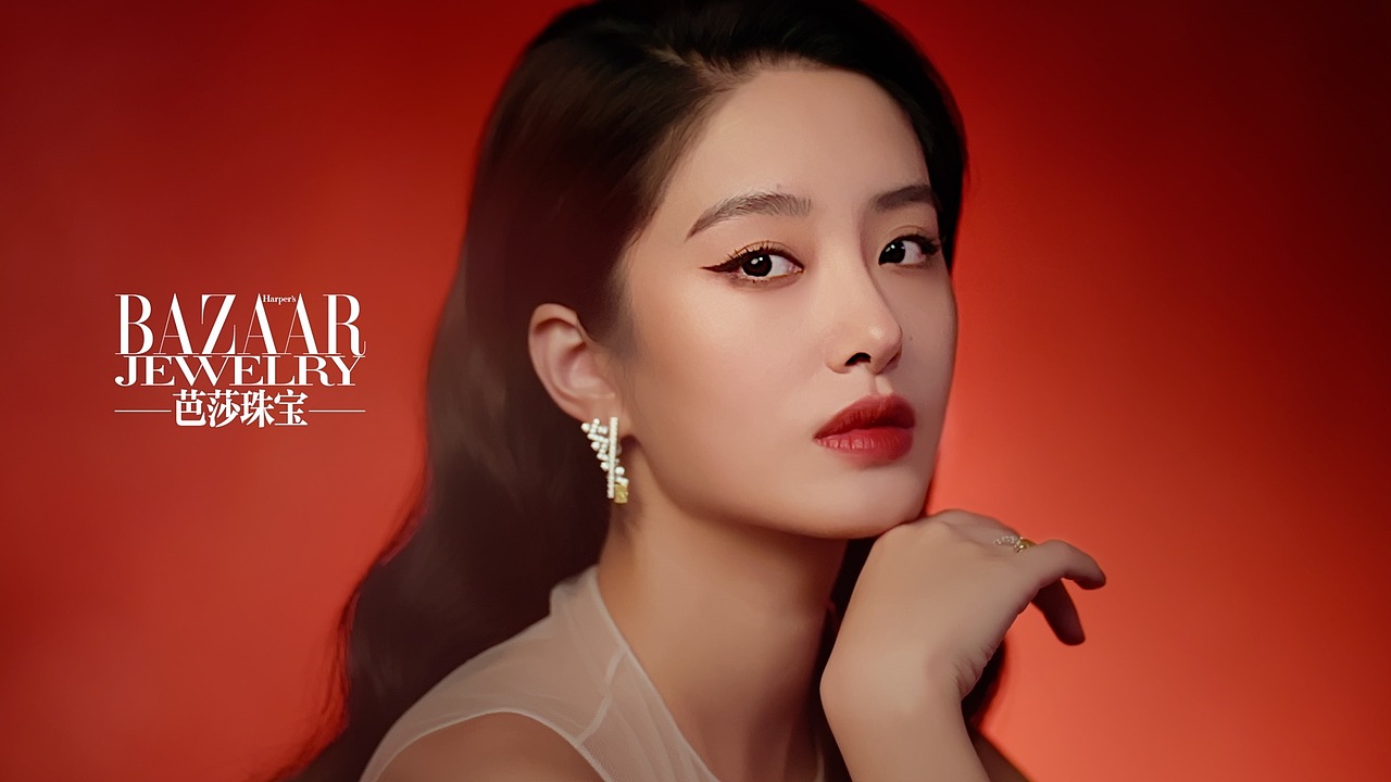 芭莎珠宝 x 迪奥 x 杨采钰_翟雄飞ZHAI-站酷ZCOOL