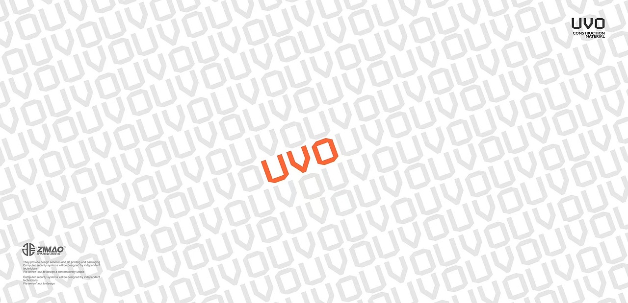 # UVO优沃 建筑材料公司 logo设计_赵子毛-站酷ZCOOL