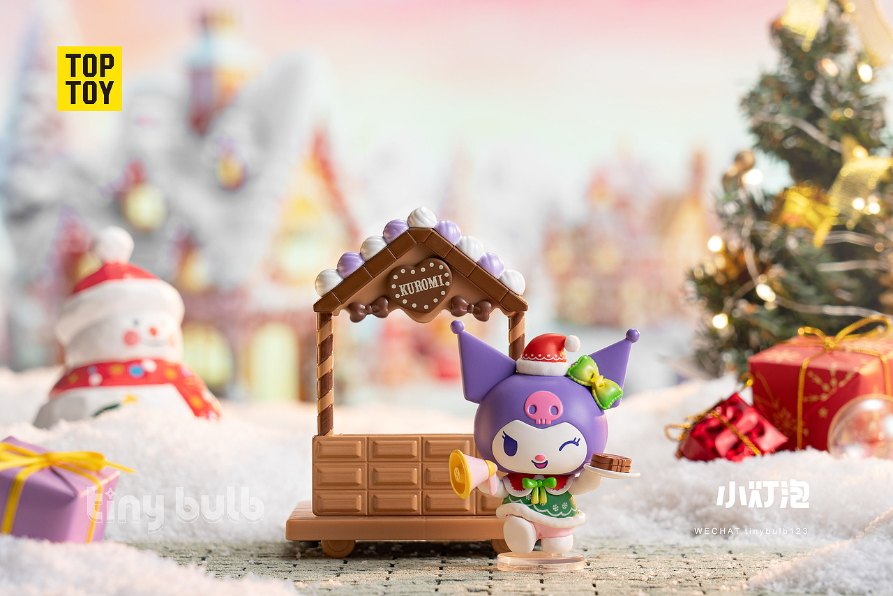 潮玩摄影｜TOP TOY三丽鸥圣诞市集潮玩拍摄_小灯泡视觉-站酷ZCOOL