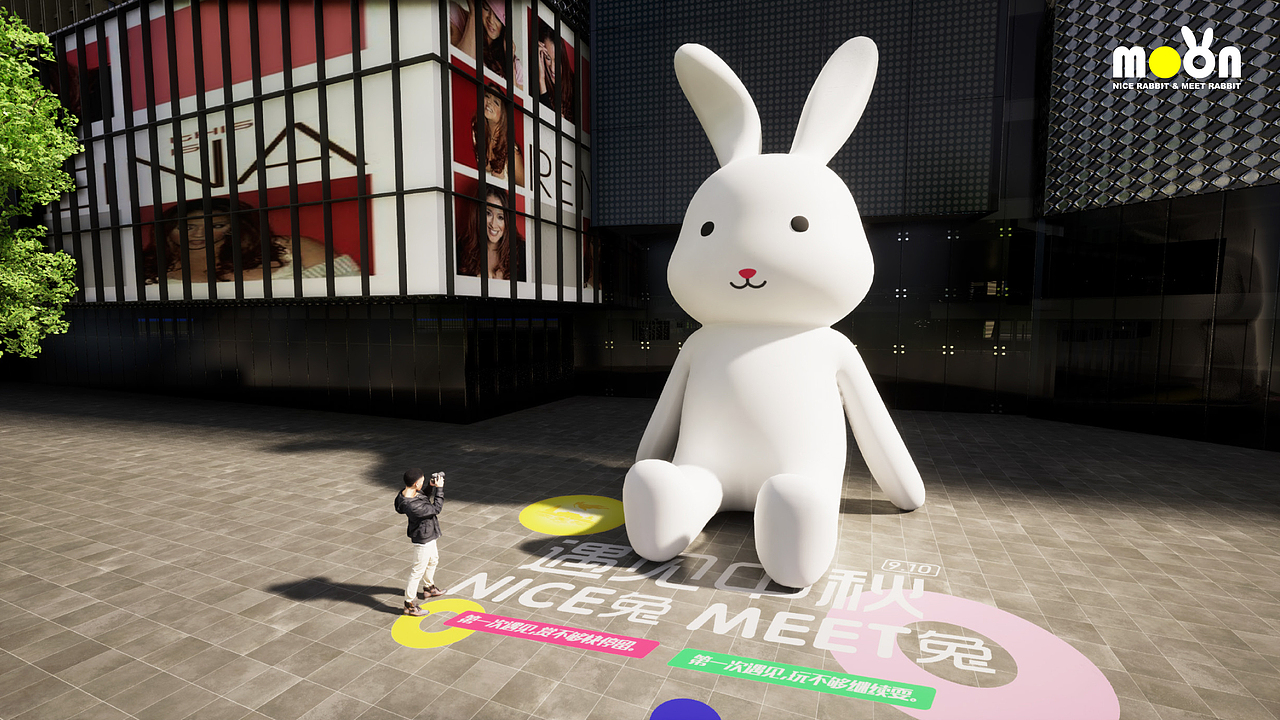 遇见中秋-NICE兔MEET兔-中秋气模轻美陈_DREAM创客梦想家-站酷ZCOOL