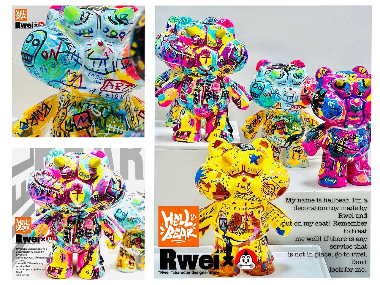 潮玩IP设计HELLBEAR地狱熊_盒蛋宝宝-站酷ZCOOL