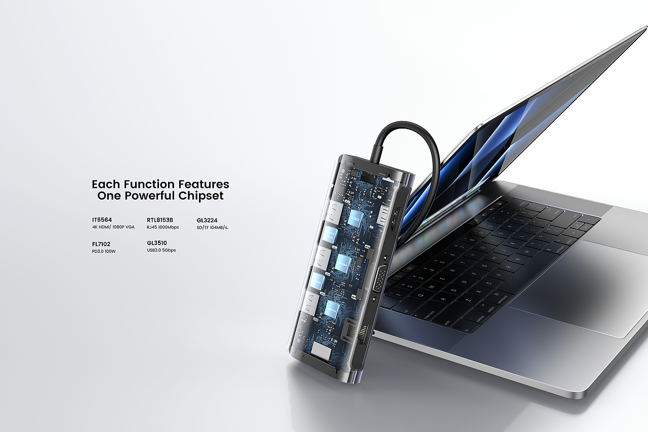 【UGREEN 2022 Product Rendering】_李不俗-站酷ZCOOL