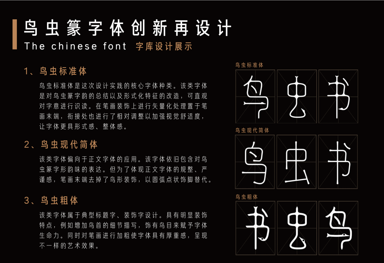 鸟虫篆字体创新再设计_Sepkno-站酷ZCOOL