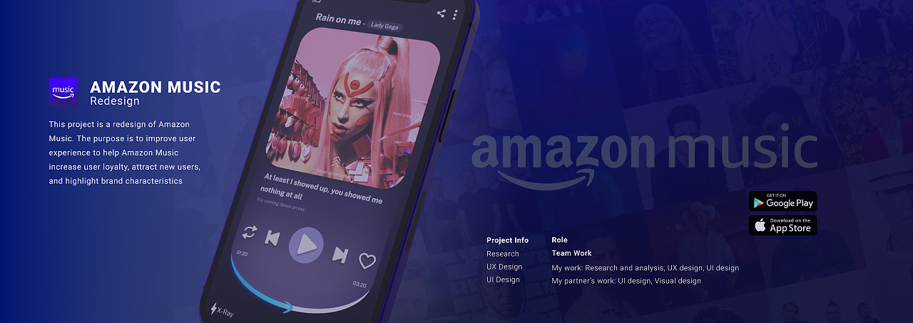 亚马逊music 改进设计_ahaoya-站酷ZCOOL