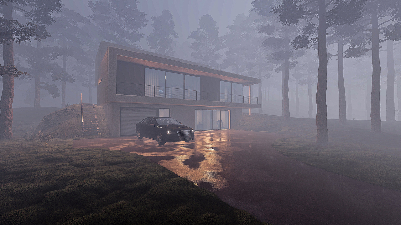 别墅_十二月二十二-站酷ZCOOL