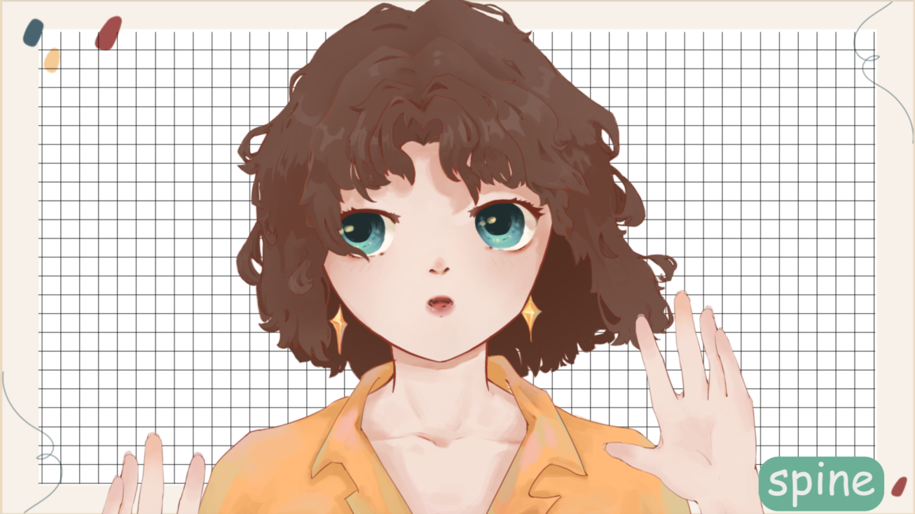 spine人物转面展示_知作青鸟-站酷ZCOOL