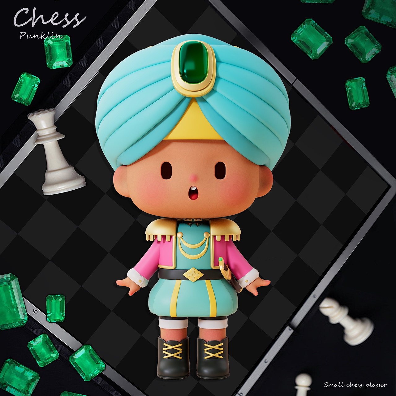 [Small chess player-小棋兵]-原创IP形象小故事_punklin-站酷ZCOOL