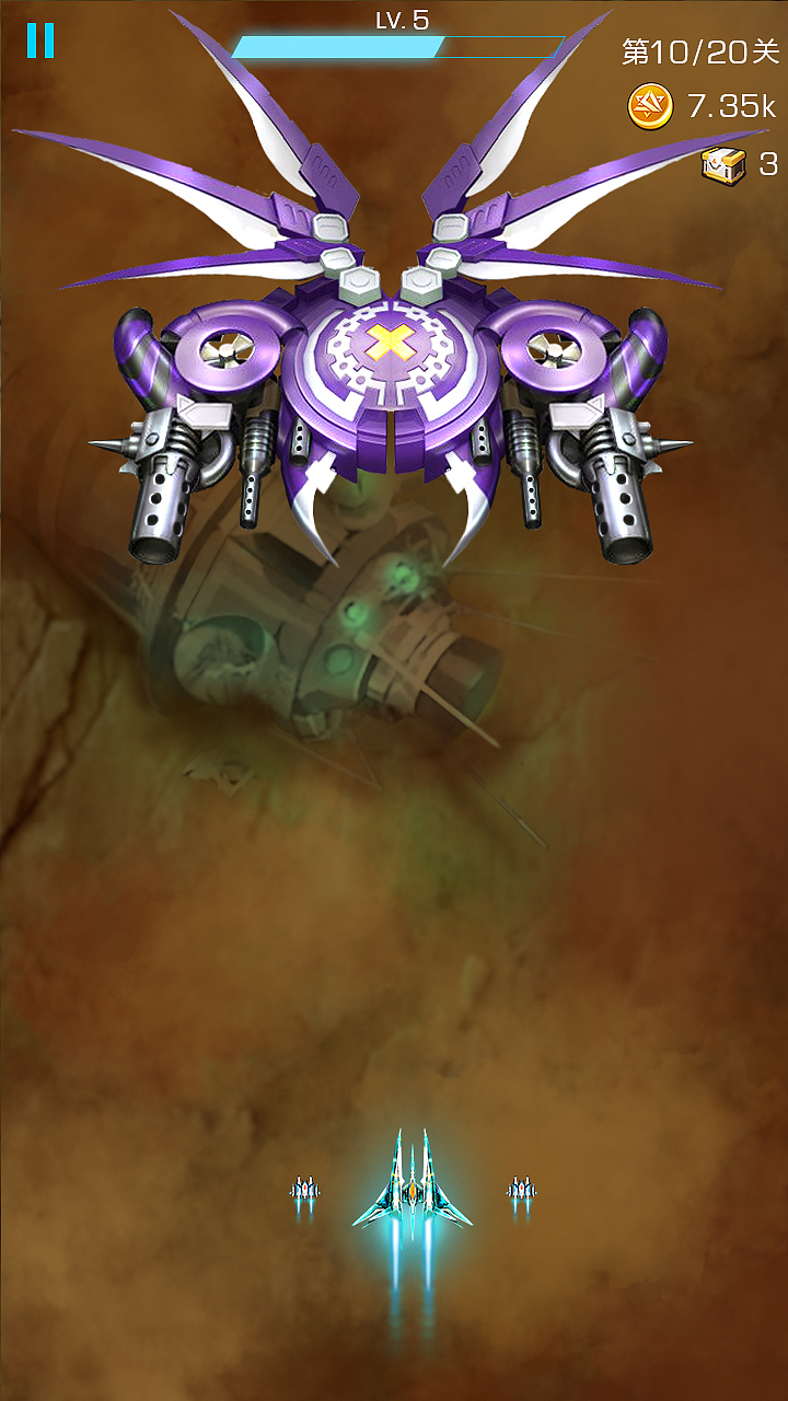 手游-飞行射击-《Star Wing》|UI|games GUI|鬼手画骨_Original作品-站酷ZCOOL