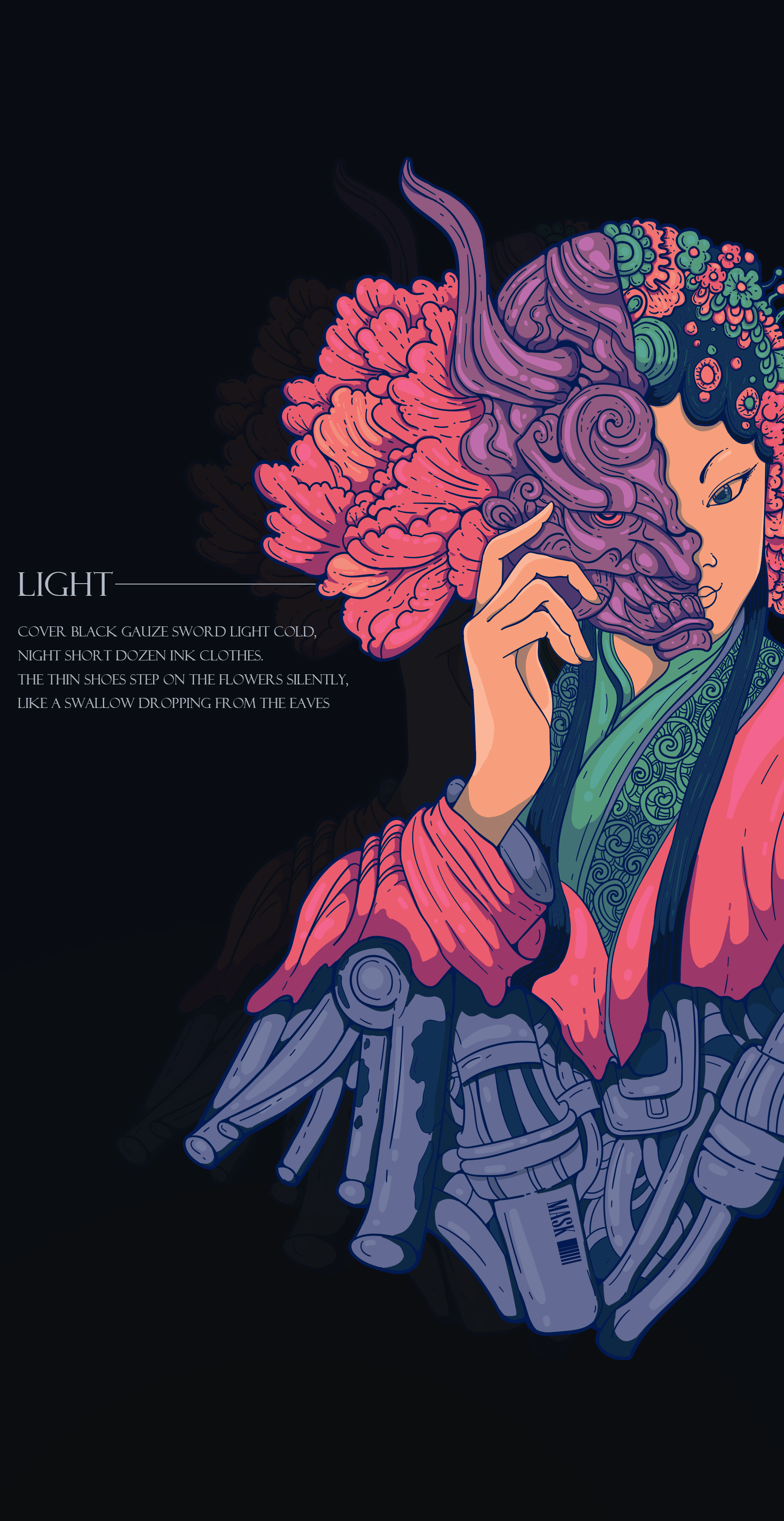 插画-MASK_三原色RGB-站酷ZCOOL