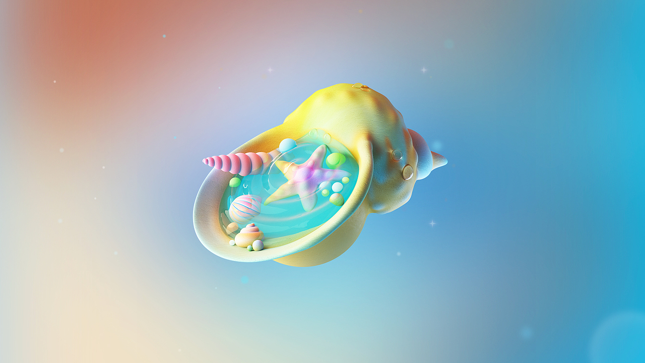 summer shells_拾伍小弟-站酷ZCOOL