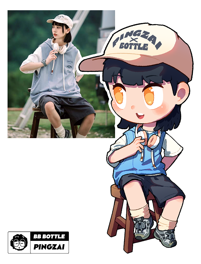 Q版人物速写_Bottle瓶仔-站酷ZCOOL