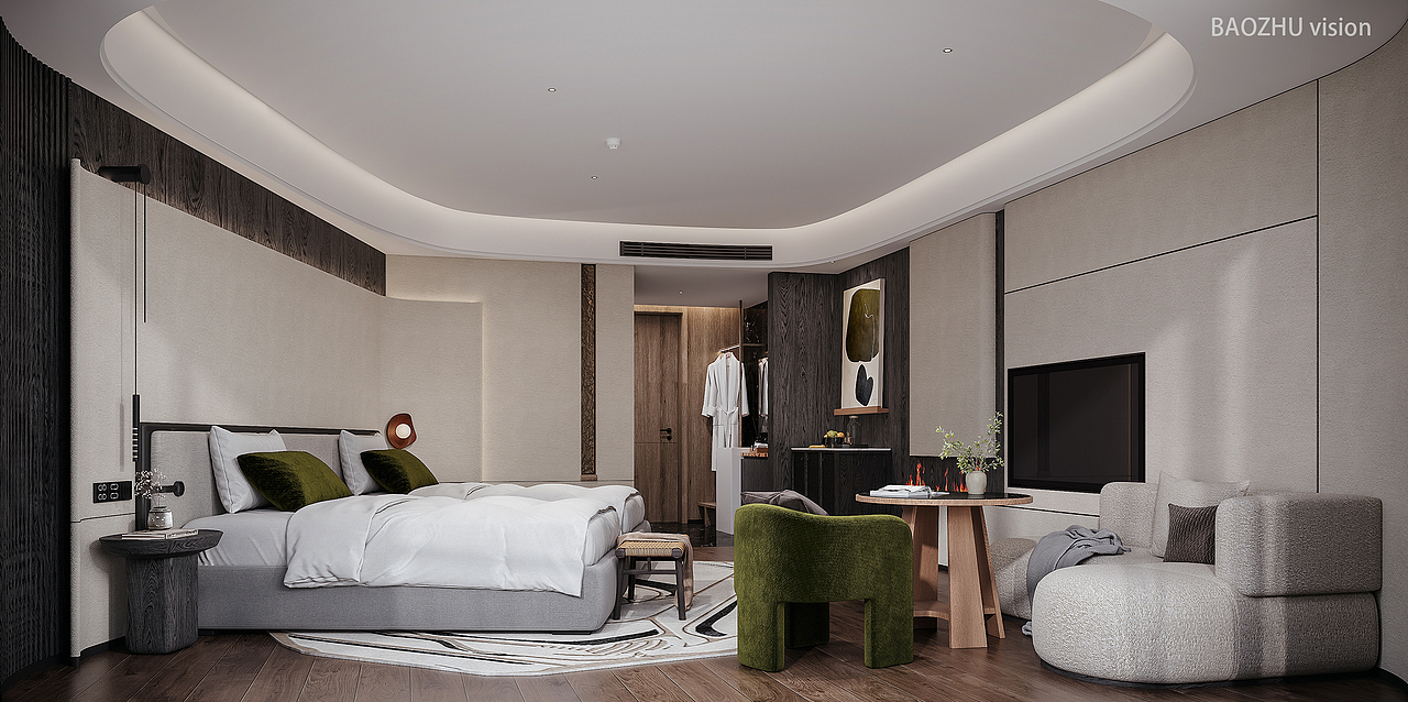 温德姆酒店客房_宝猪GZC-站酷ZCOOL